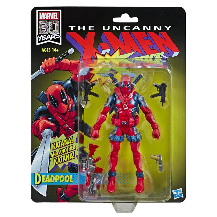 Marvel Comics 80th Anniversary Marvel Legends Deadpool Action Figure ...