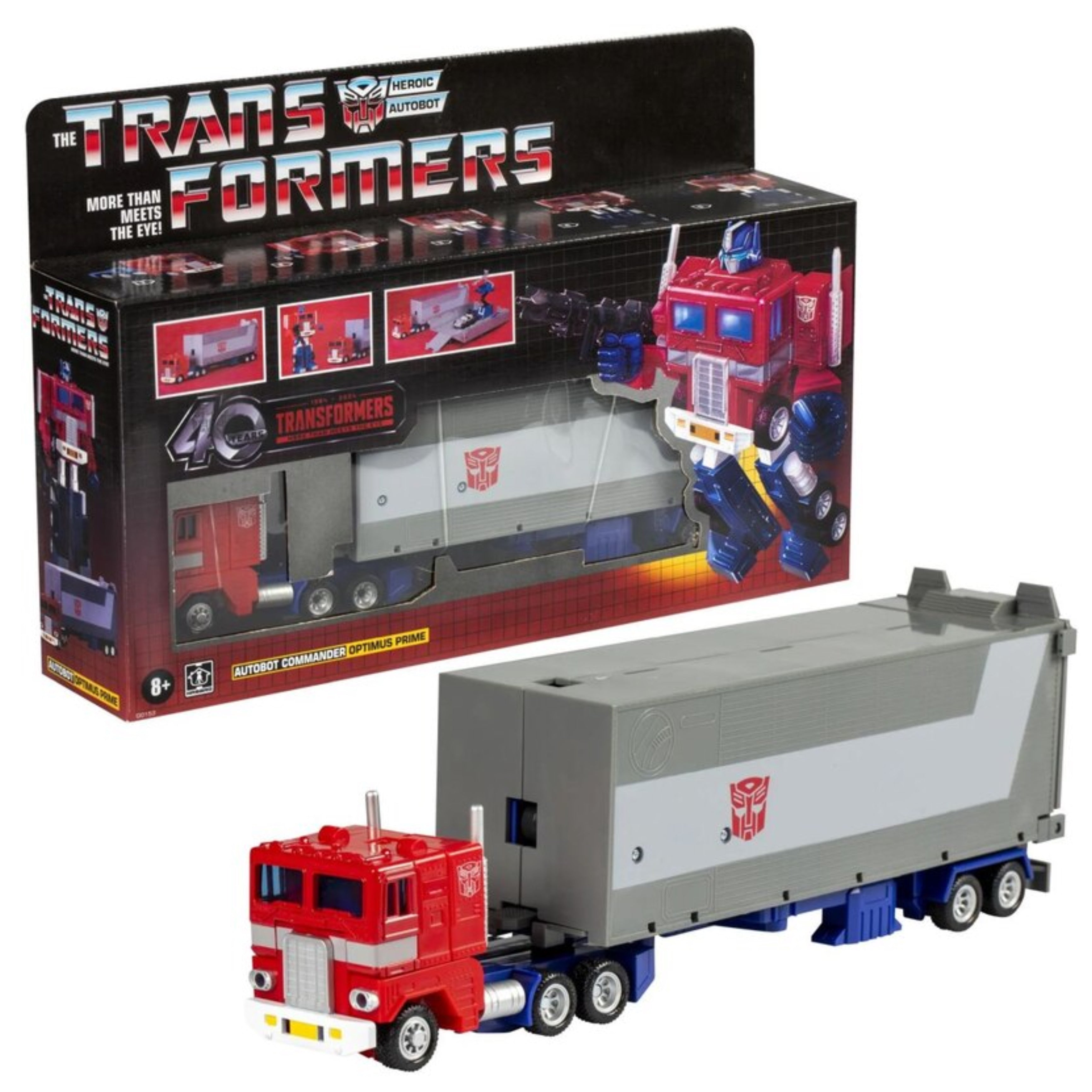 Transformers: 40th Anniversary Optimus Prime Action Figure Retro G1 ...